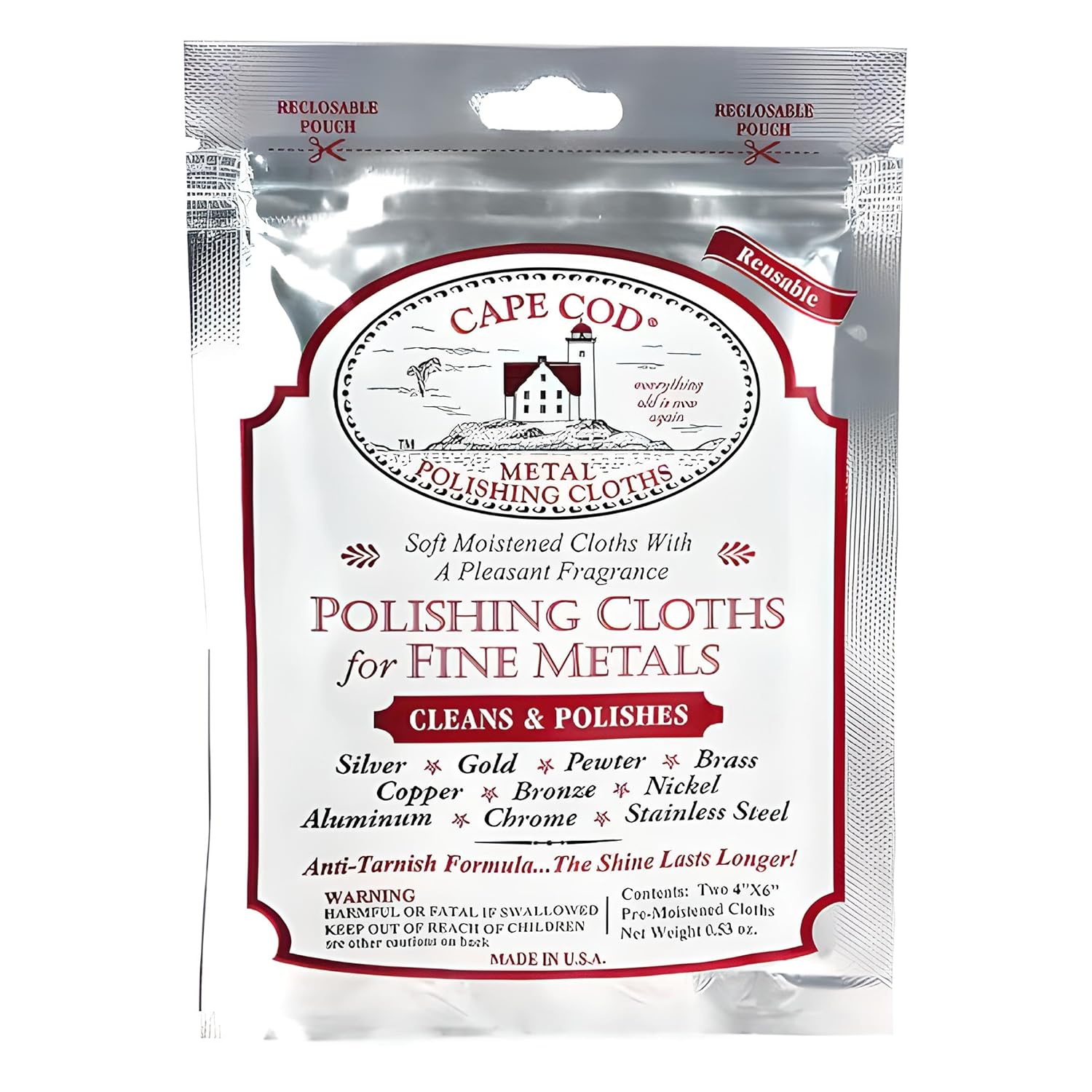 Cape Cod Metal Polishing Cloths – Pound Veg