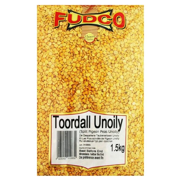 Fudco Toor Dal Unoily - 1.5 Kg – Pound Veg