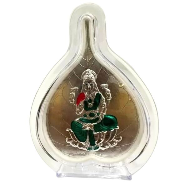 Traditional Silver Plated /Laxmi/Pooja/Pan Stand, Size: 4 Inch(height ...