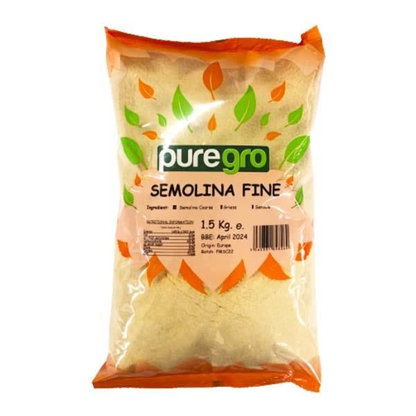 Puregro Semolina Fine 1.5kg – Pound Veg