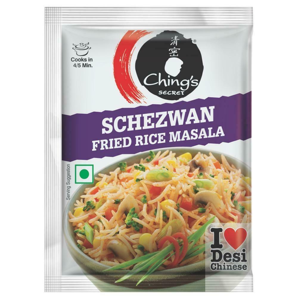 Ching's Secret Schezwan Fried Rice Masala- 100g pack of 5 – Pound Veg