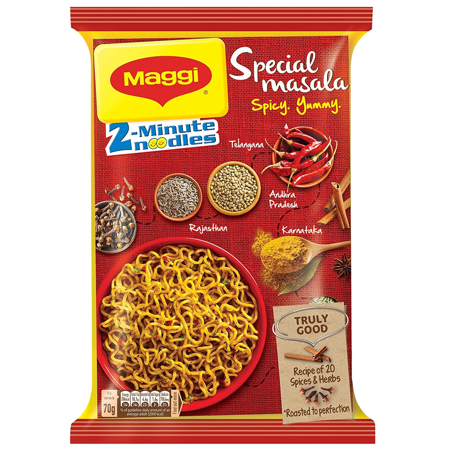 Maggi Special Masala 4 single pack – Pound Veg